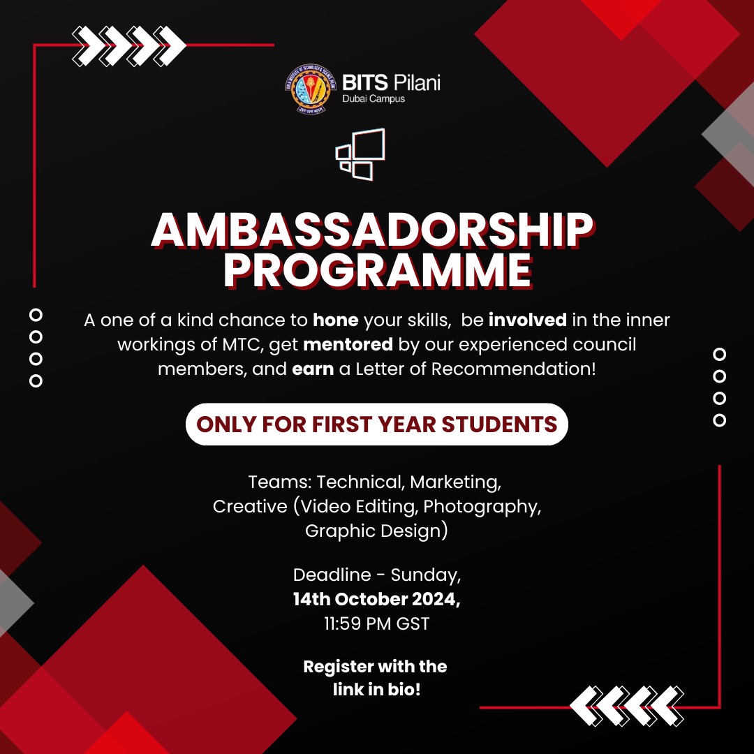 MTC BITS Pilani Dubai Campus